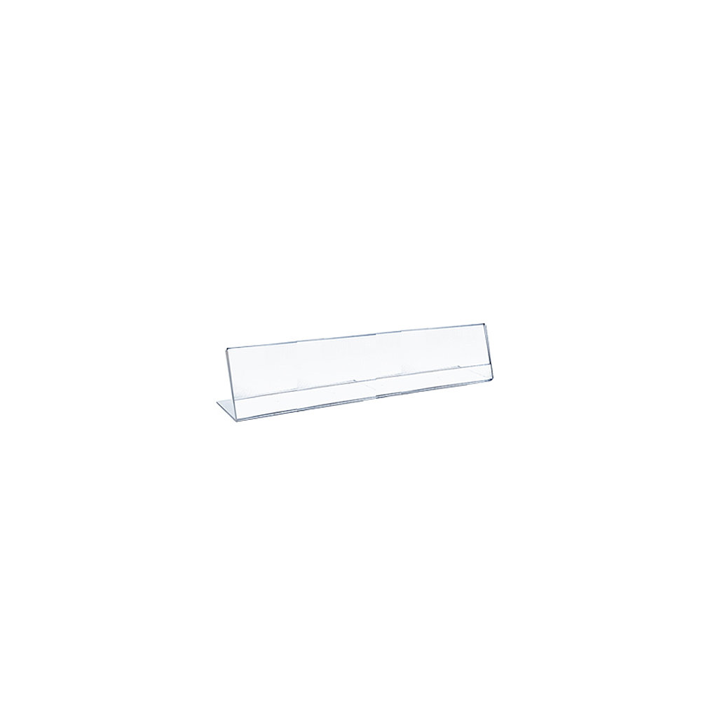 Azar Displays Angled L-Shaped Sign Holder Frame with Slant Back Design ...