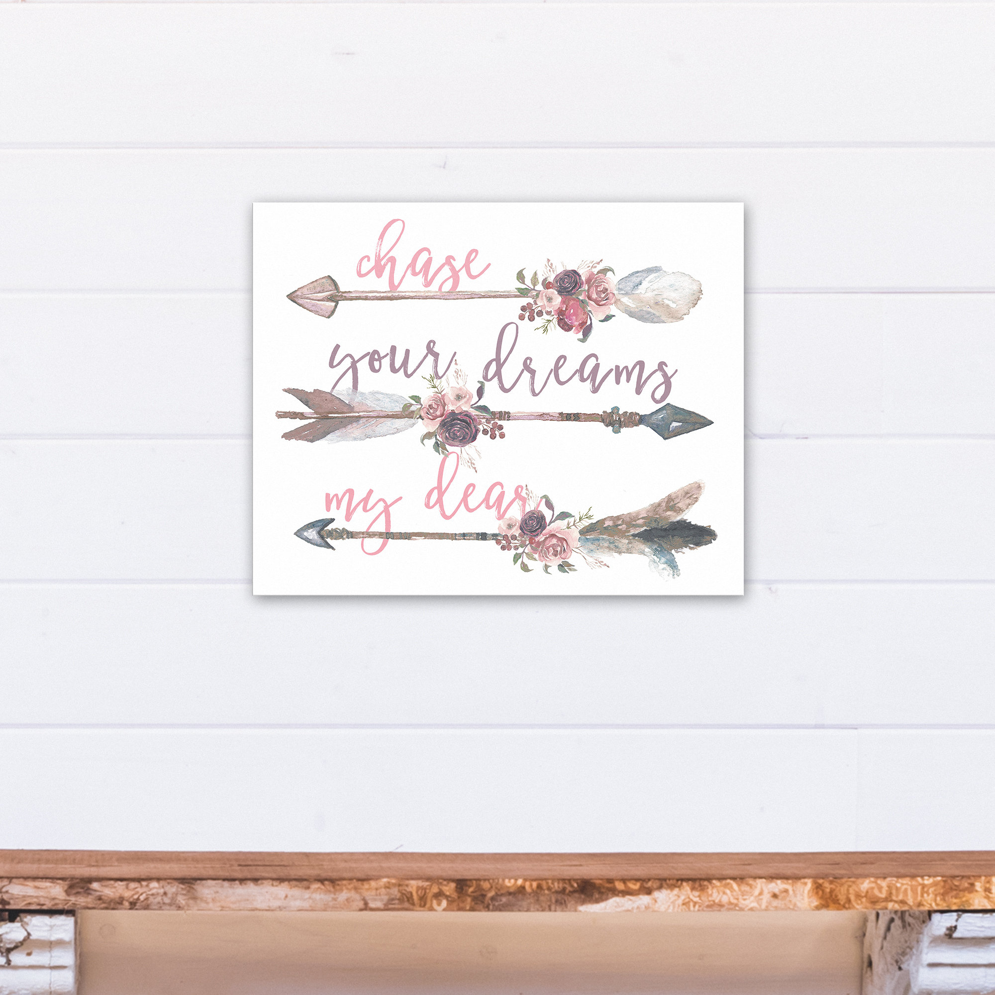 Harriet Bee Kulp Chase Your Dreams My Dear Canvas Art | Wayfair