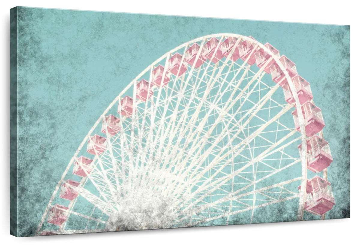 Bungalow Rose Kerner Coral Ferris Wheel | Wayfair