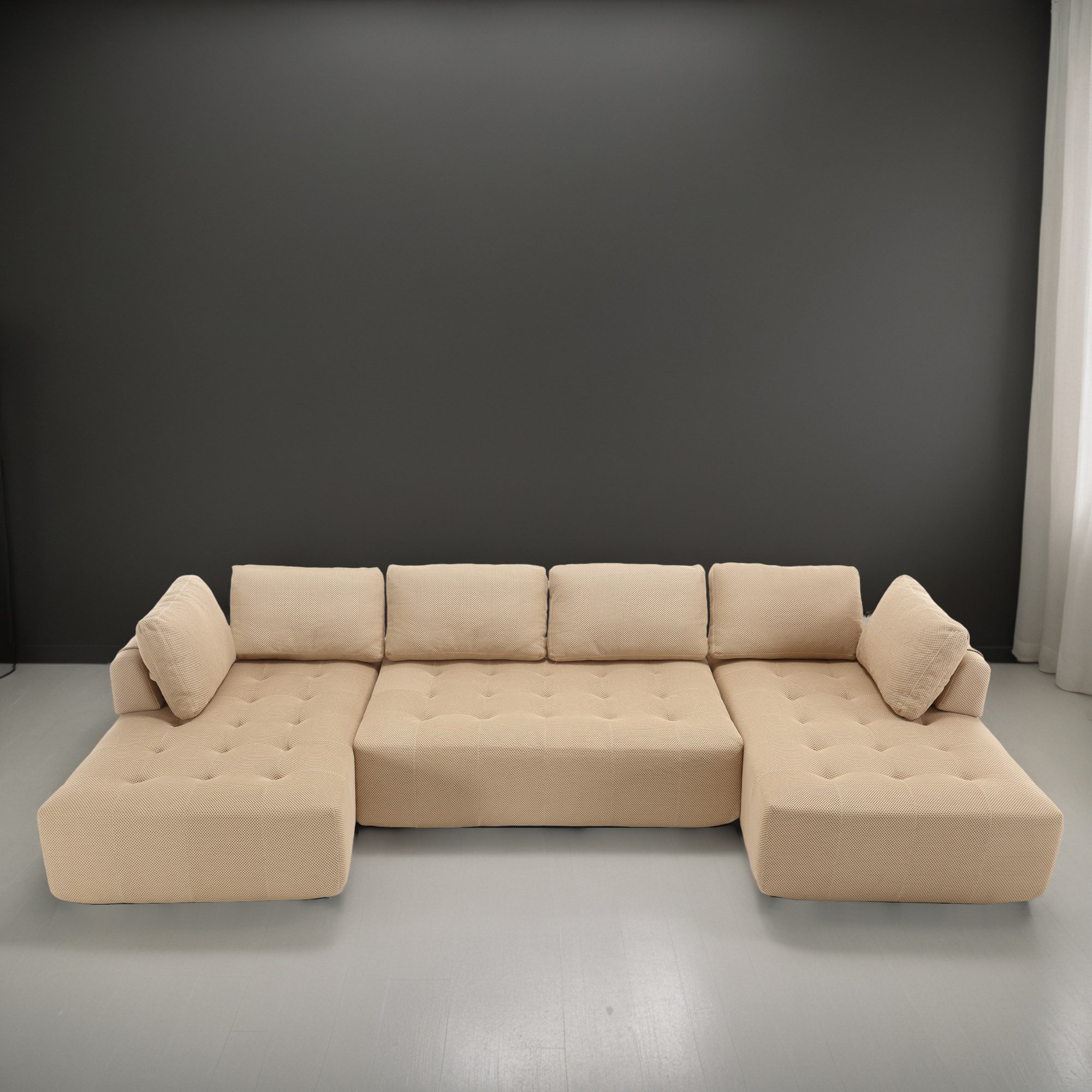 Latitude Run® 3 - Piece Upholstered Modular Sectional Sofa for Living ...