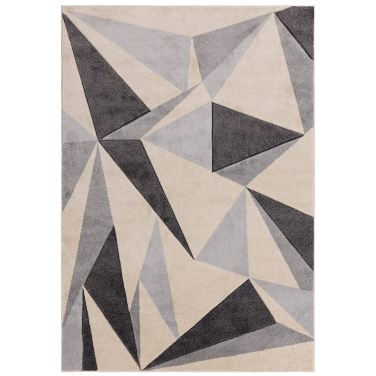 Ivy Bronx Celestte Prism Beige/Grey Area Rug | Wayfair.co.uk