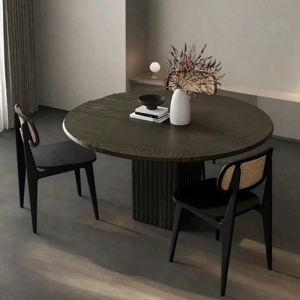 Hokku Designs Household luxury minimalist round dining table | Wayfair