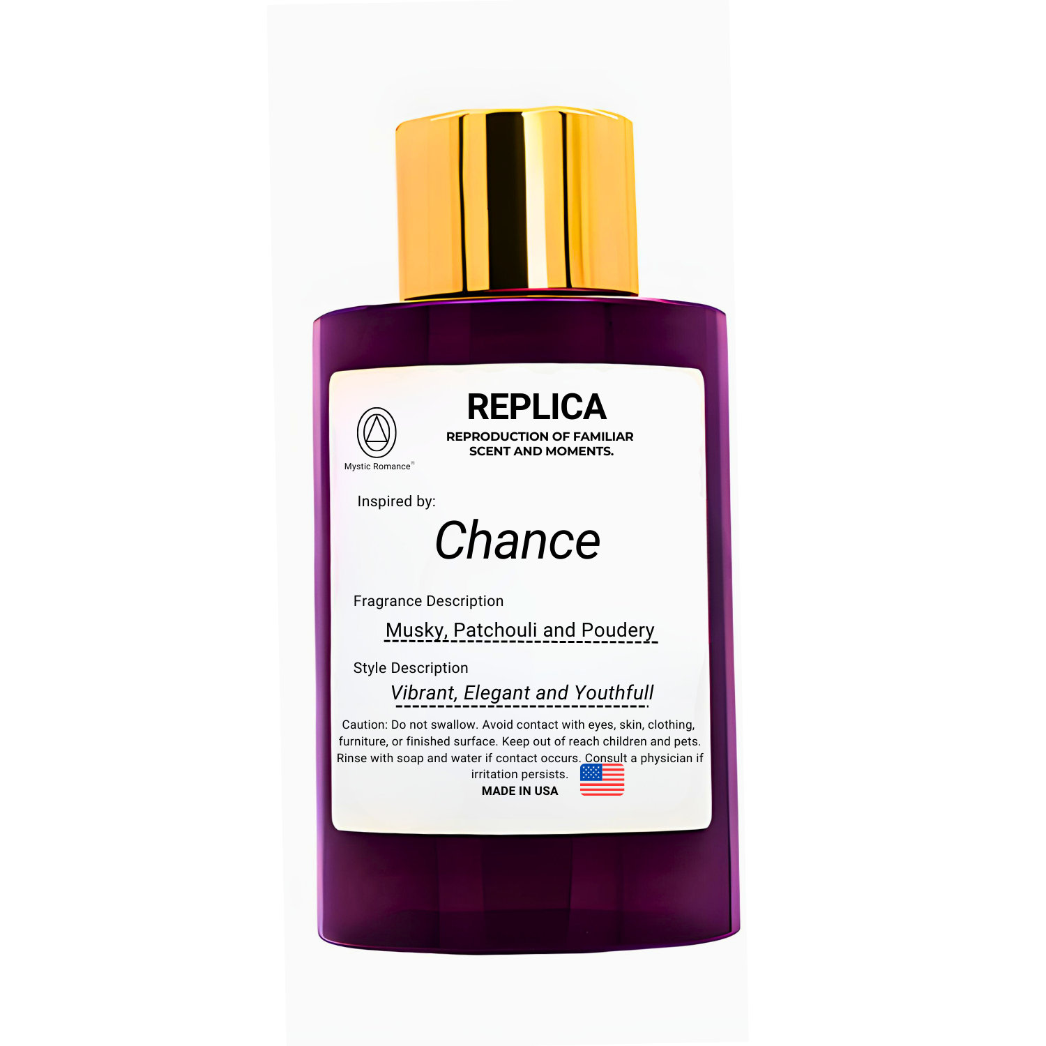 Mystic Romance Inspired By Chanel's Chance Aroma Oil Blend Plastic ...