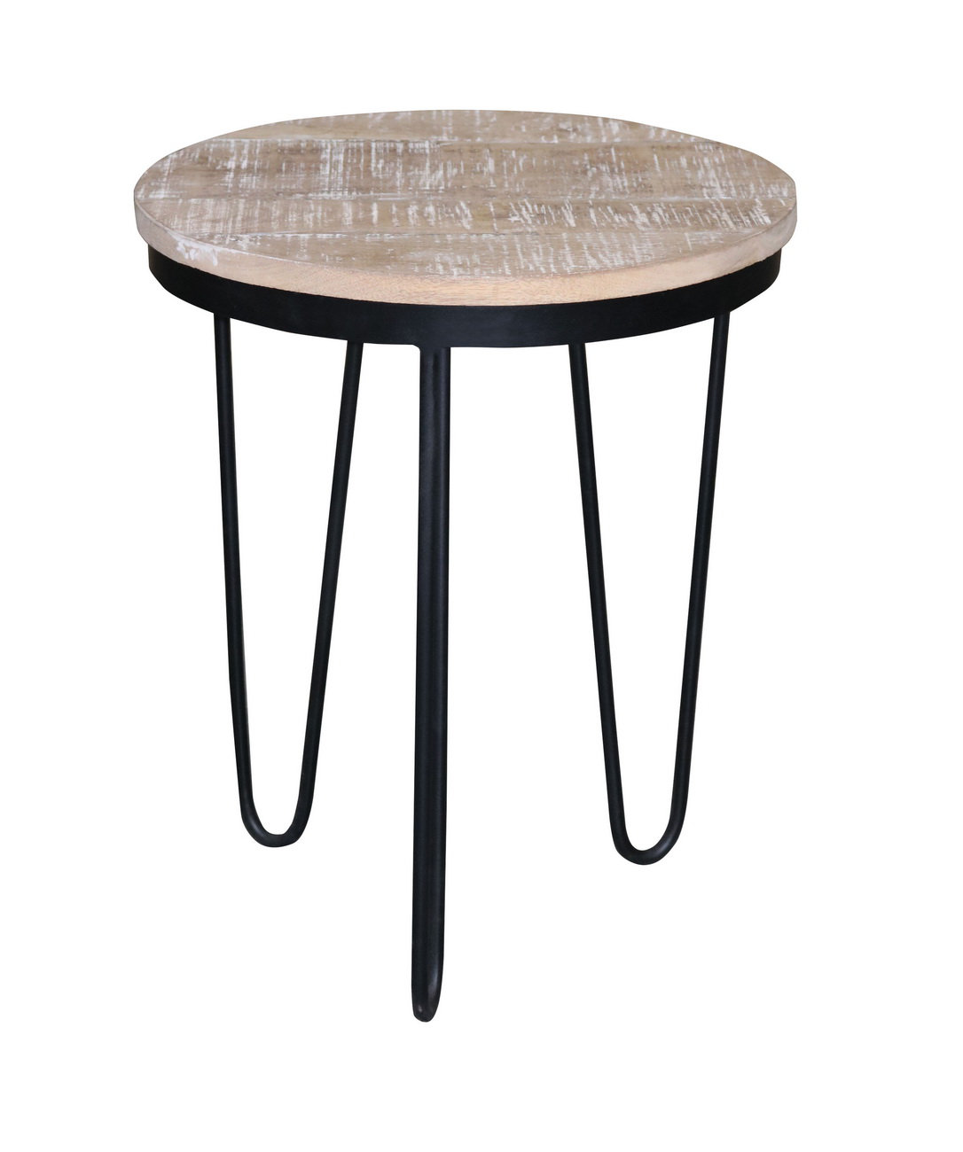 George Oliver Loammi Solid Wood 3 Legs End Table | Wayfair