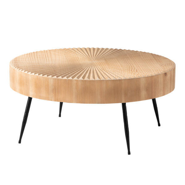 Union Rustic Aburto 2-Piece Modern Farmhouse Living Room Coffee Table ...