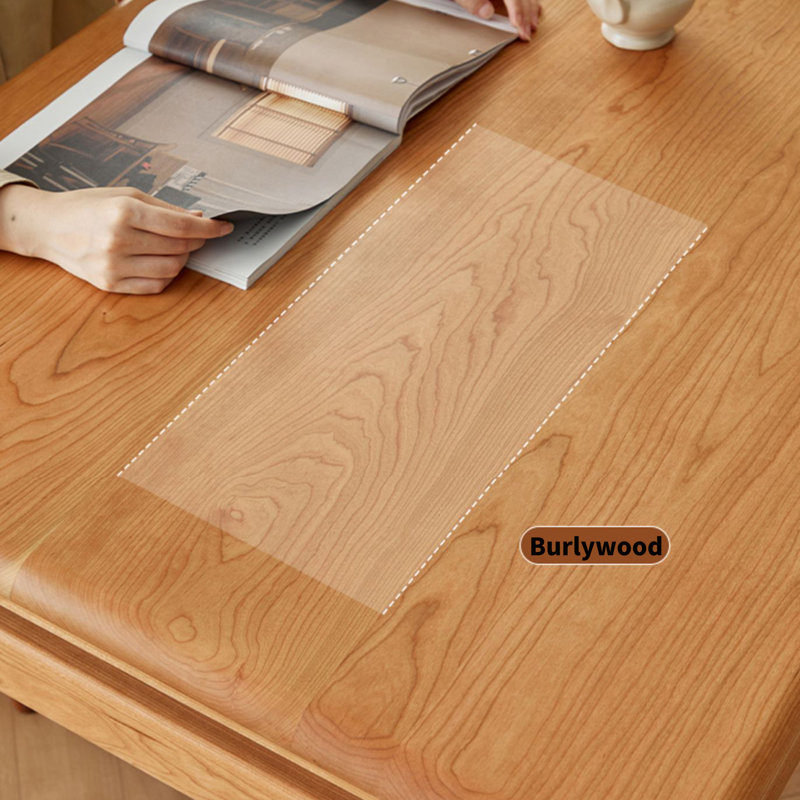 HomeLuxea Solid Oak Wood Dining Table with Bench Set | Wayfair