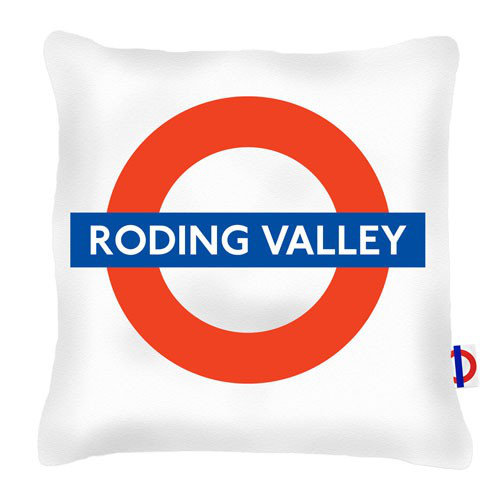 London Transport Roding Valley Tube Station London Transport Cushion ...