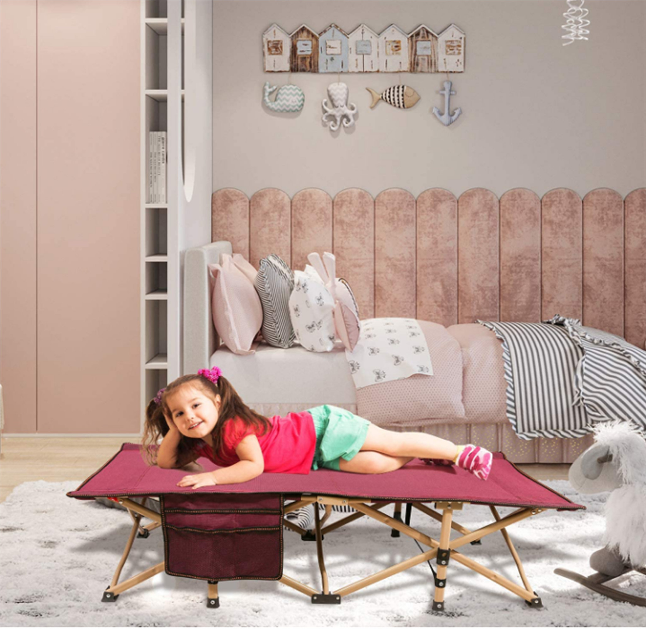 REDCAMP Folding Portable Kids Sleeping Cot | Wayfair