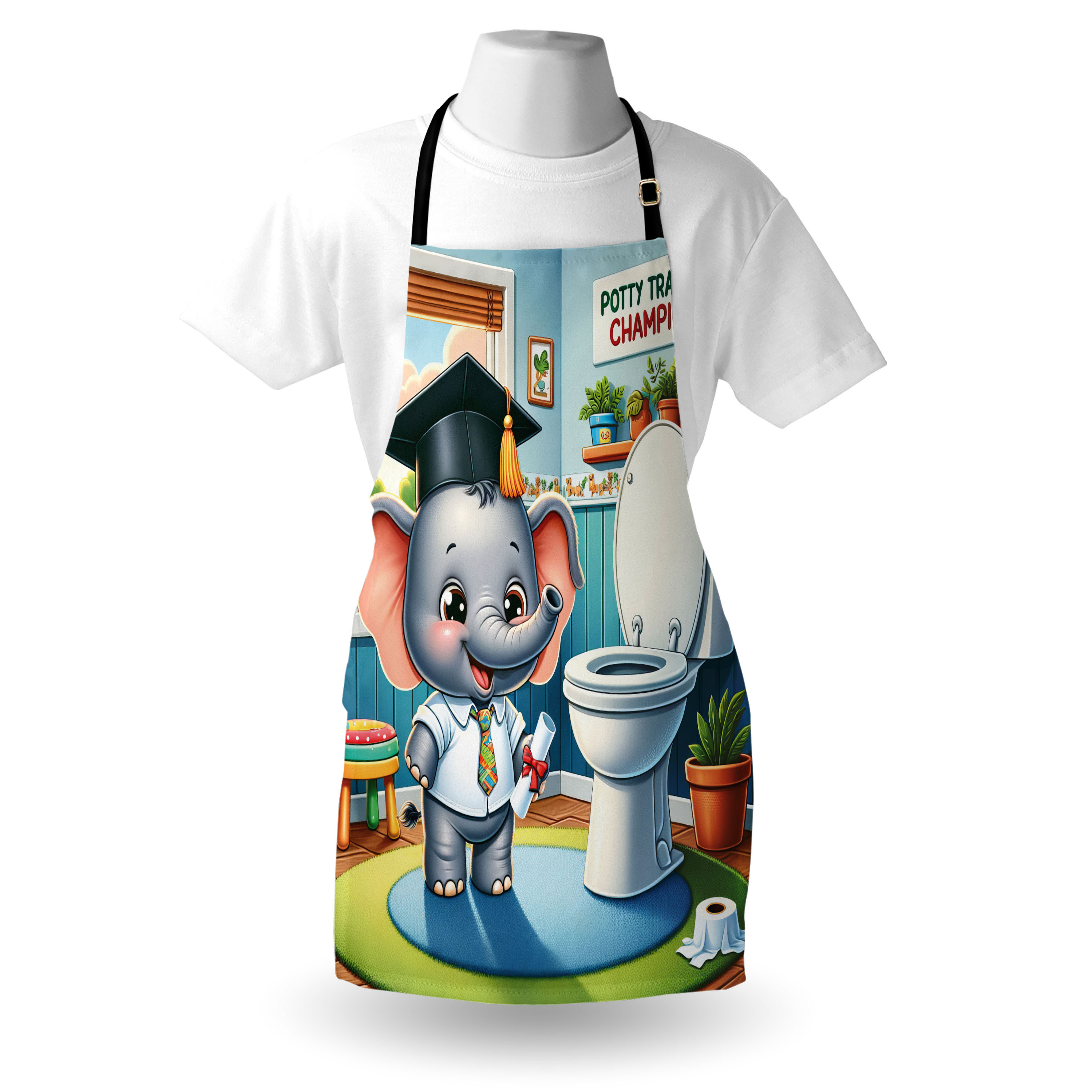 East Urban Home Graduation No Pattern Bib Apron | Wayfair