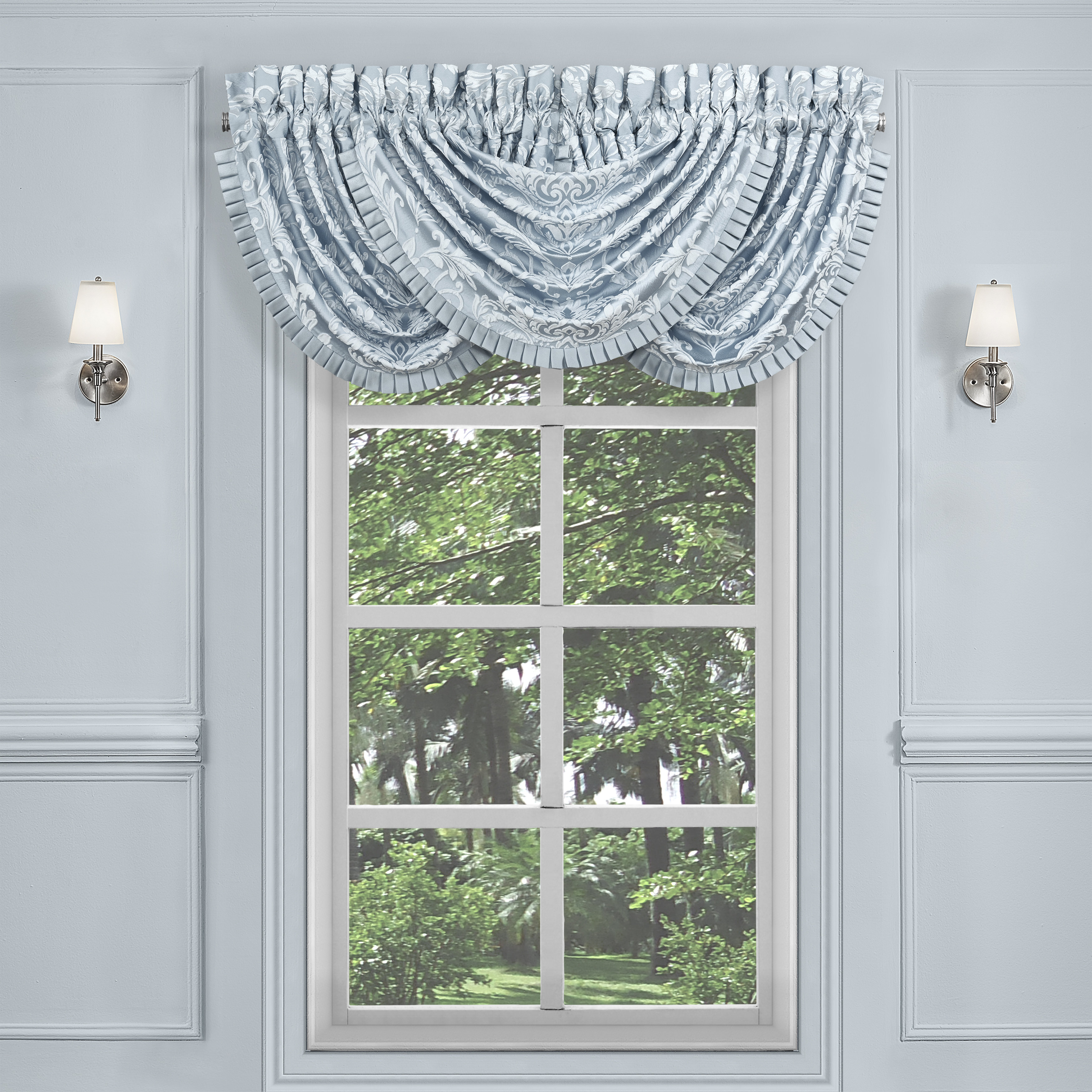 Five Queens Court Madeline Window Waterfall Valance | Wayfair