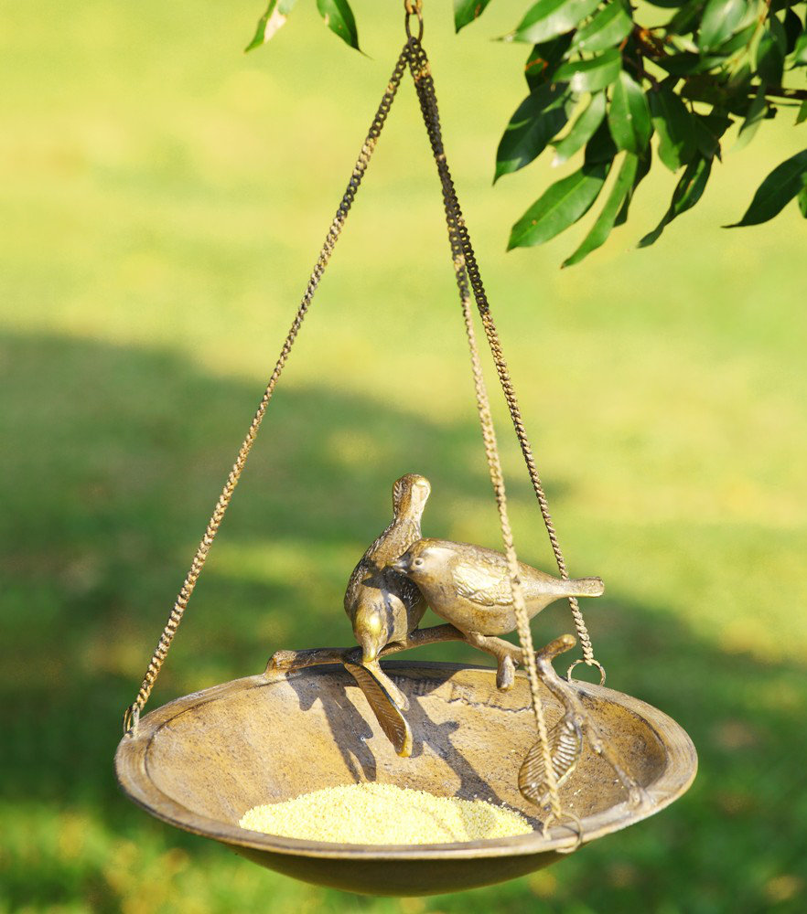 Darby Home Co Araujo Lovebird Tray Bird Feeder & Reviews | Wayfair