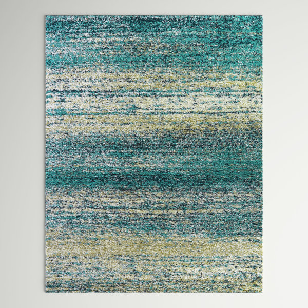 Sand & Stable Tapis bleu sarcelle Loudres et Commentaires - Wayfair Canada