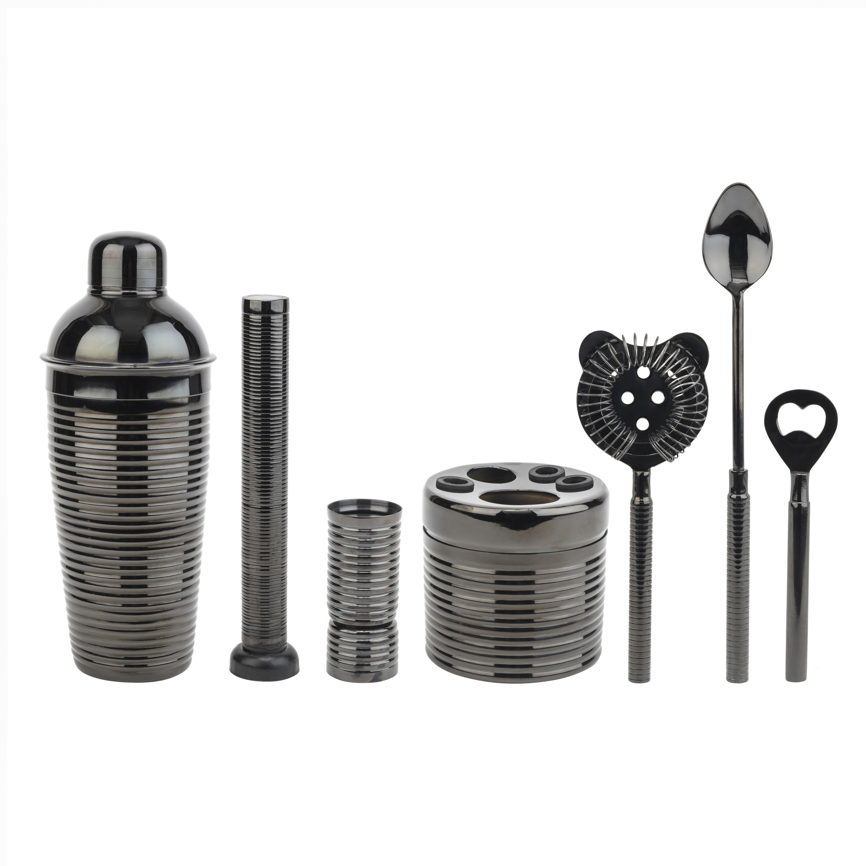 French Home 7-Piece Stainless-Steel Barware Set | Wayfair