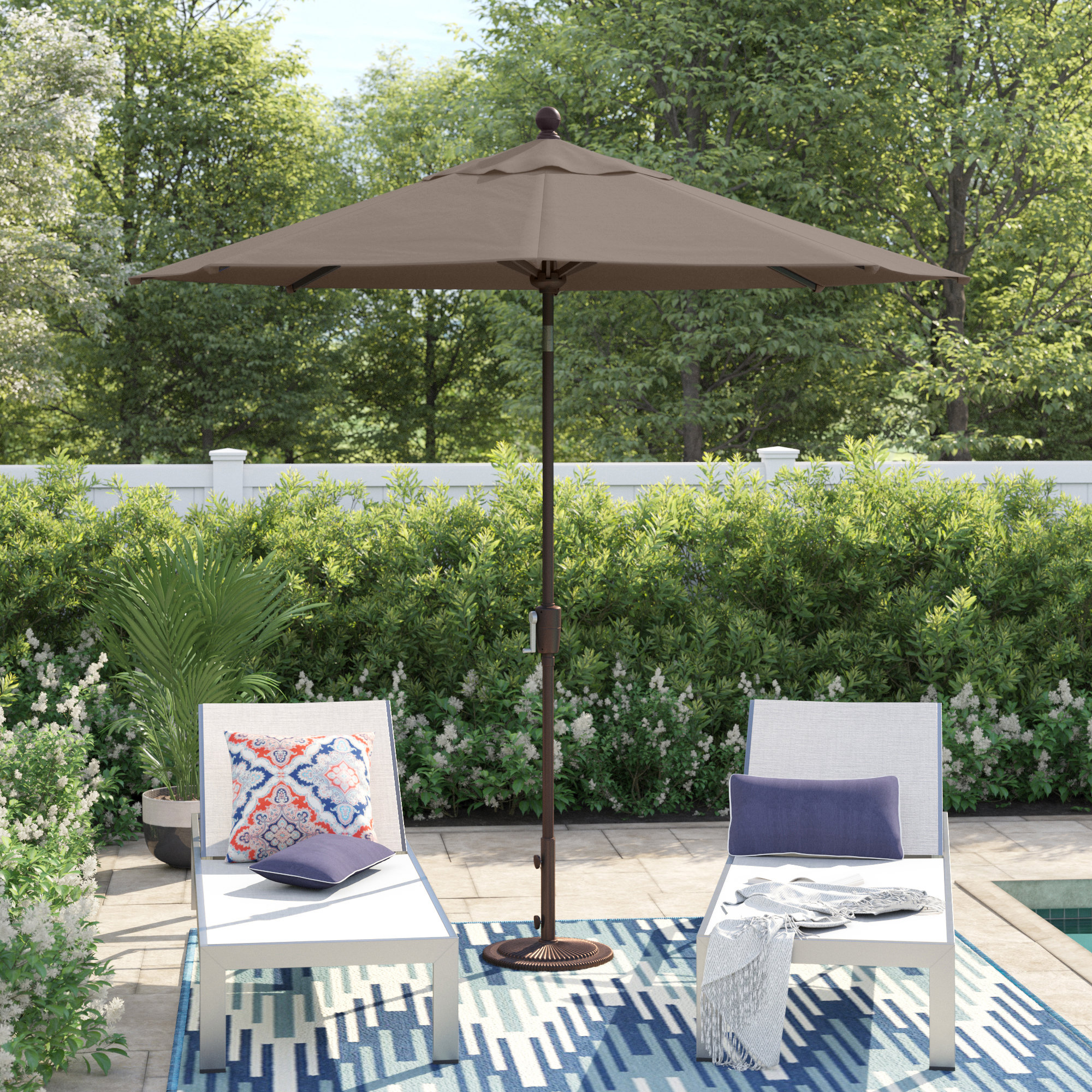 Sol 72 Outdoor™ Launceston Market Umbrella & Reviews | Wayfair