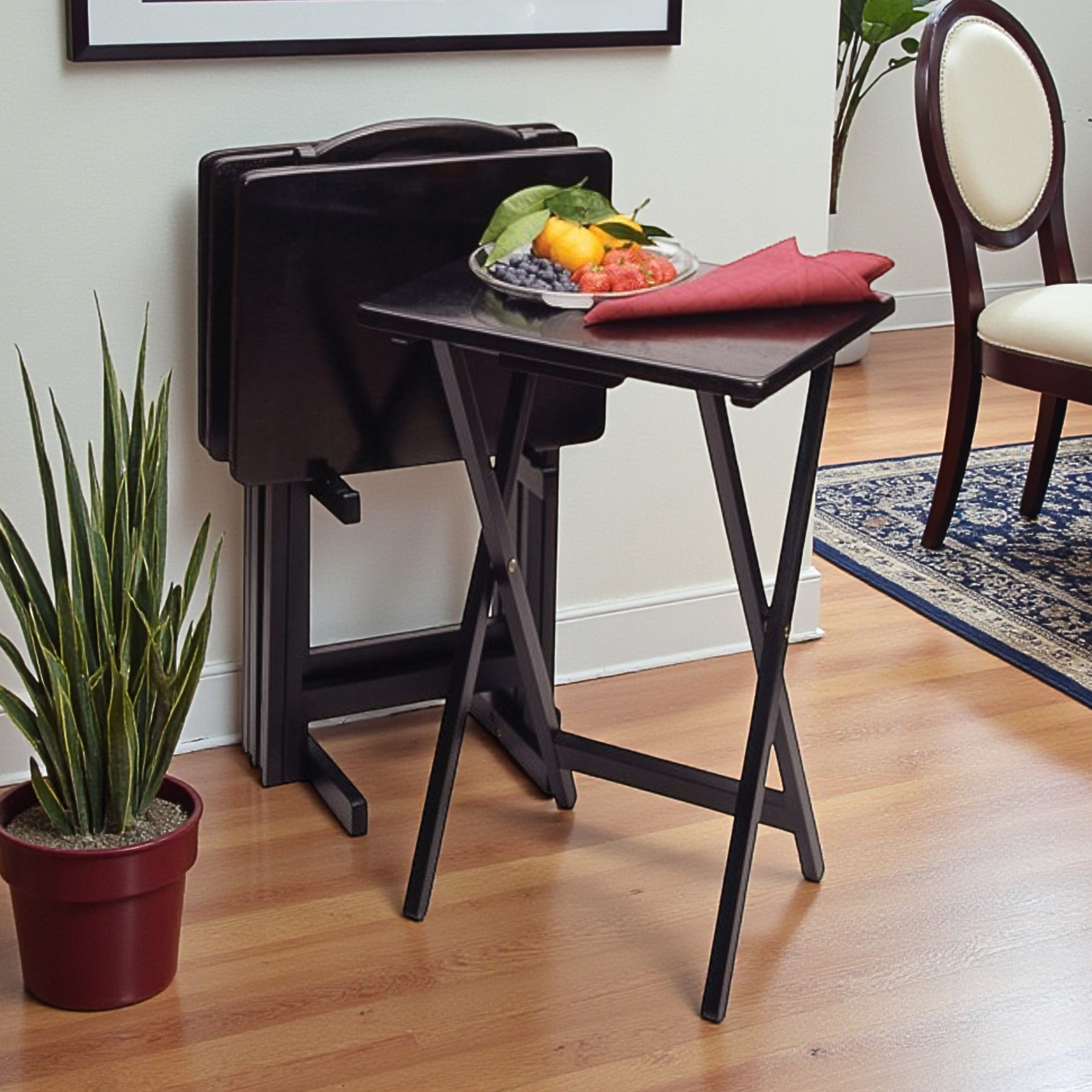 Lark Manor™ Ilsefriede 5-Piece Snack Table Set | Wayfair