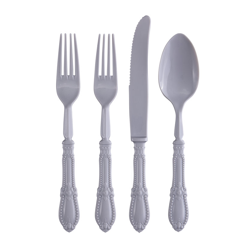 The Party Aisle™ Bottorff Disposable Flatware Set & Reviews | Wayfair