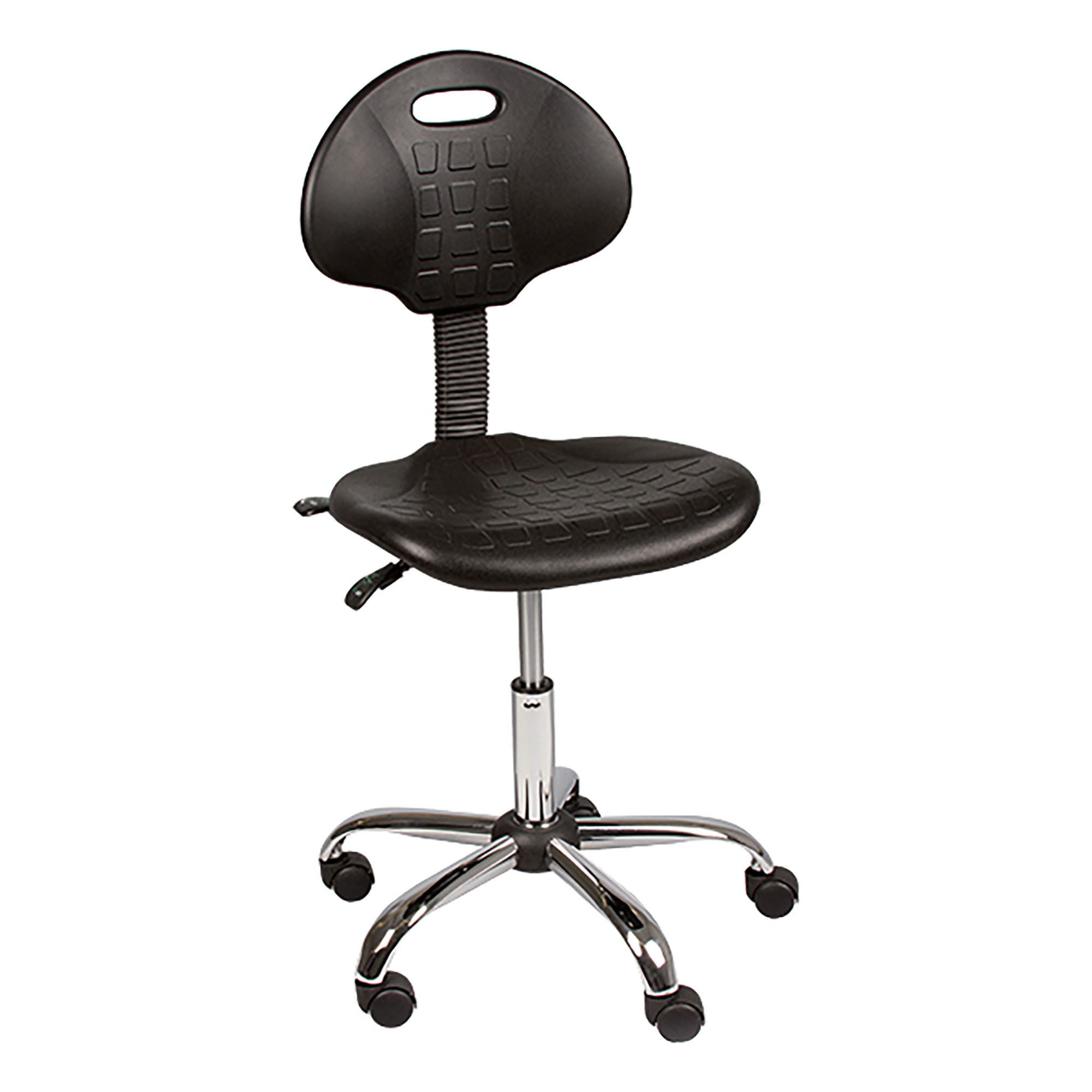 Symple Stuff Aviana Industrial Polyurethane Chair with Padded Seat and ...