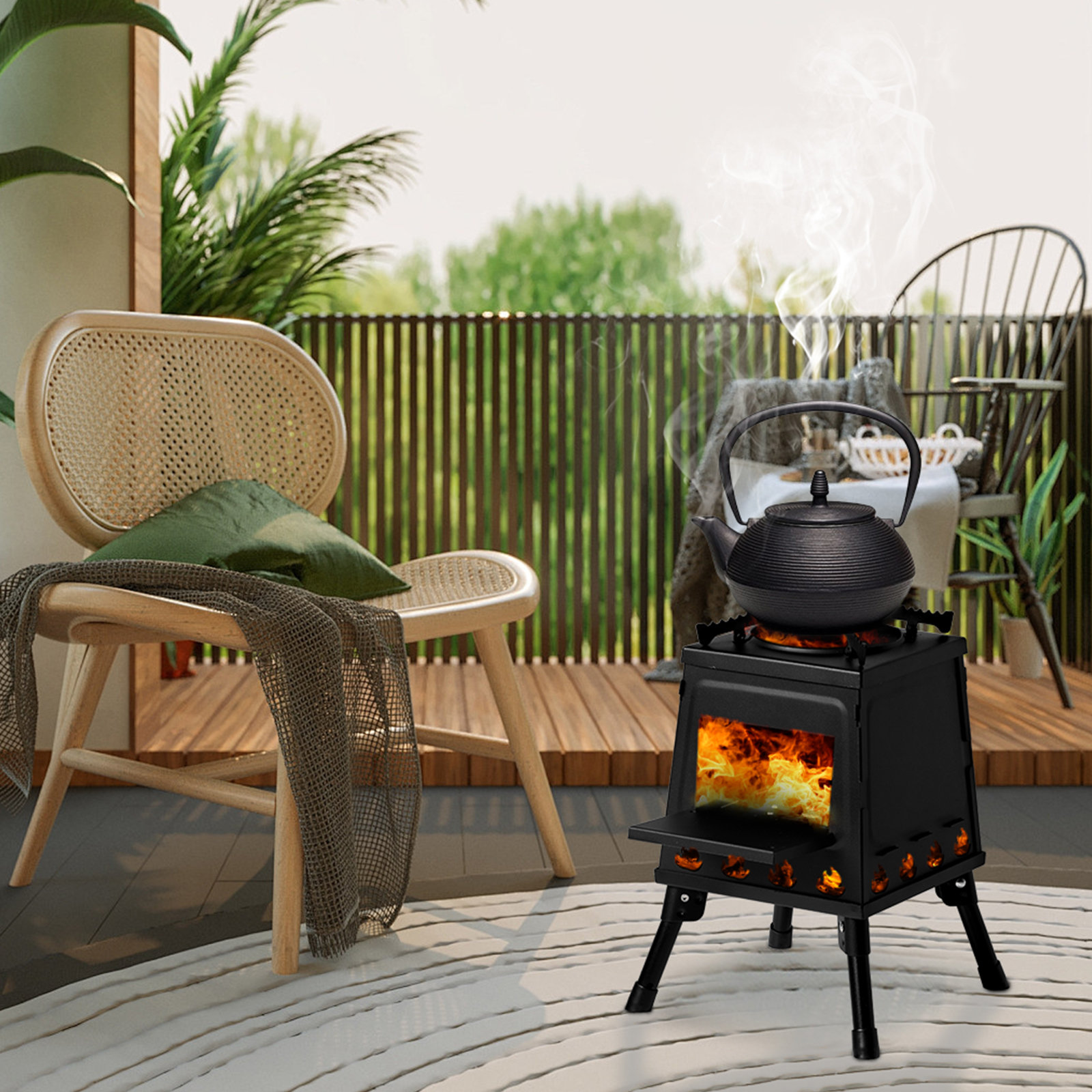 Winado Single Burner High Pressure Wood Burning Outdoor Stove & Reviews ...