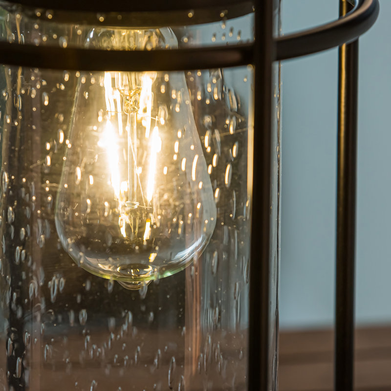 Evergreen Enterprises, Inc 16.7" Solar Powered Black Metal Outdoor ...