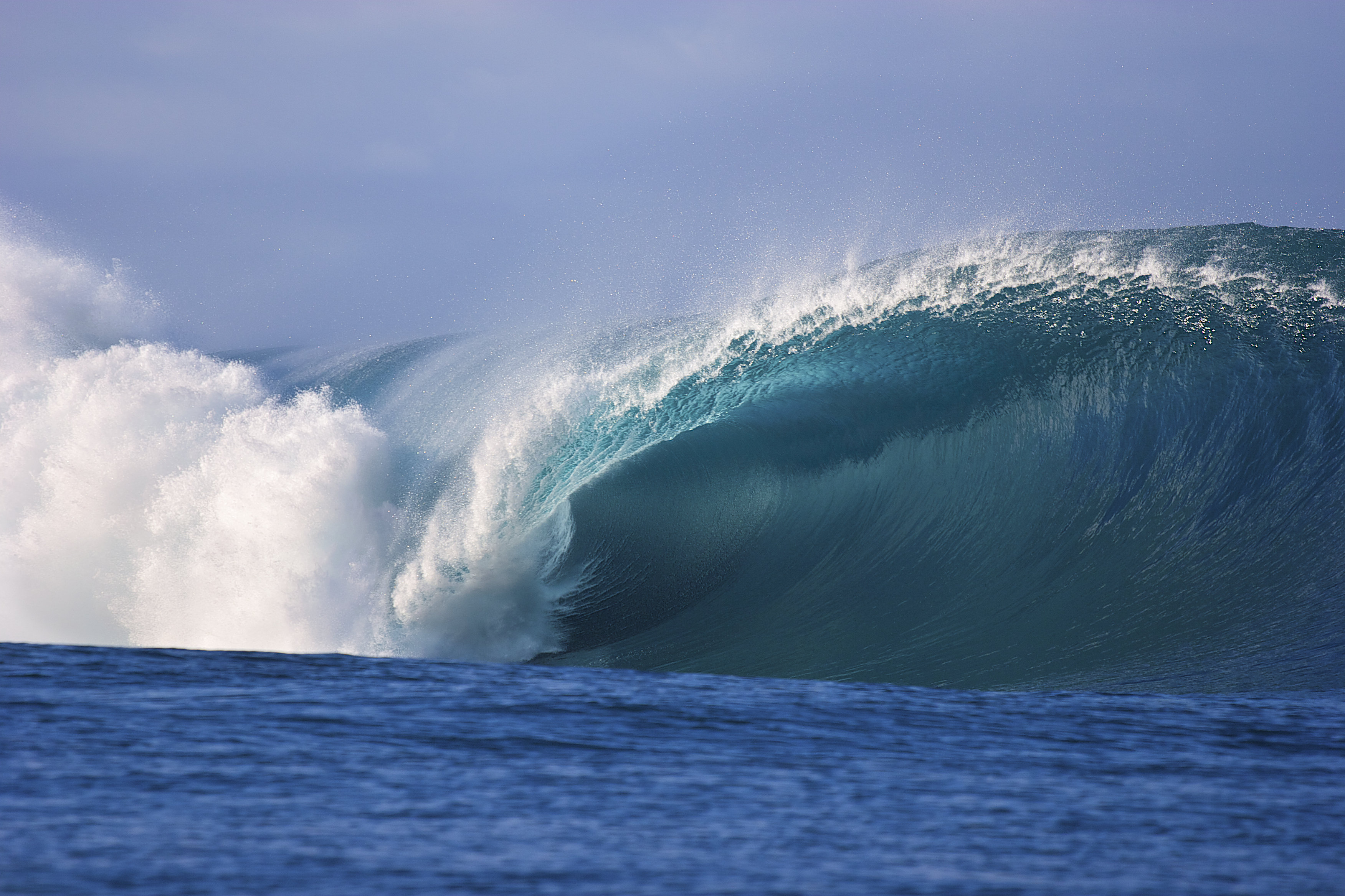 Highland Dunes Teahupoo Wave in Tahiti - Wrapped Canvas Photograph ...