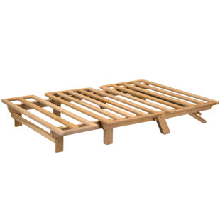 Solid Wood Futon Frames You'll Love | Wayfair