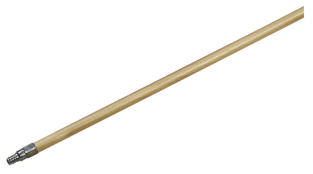 Carlisle Food Service Products Wood Broom Handle with Metal Threaded ...