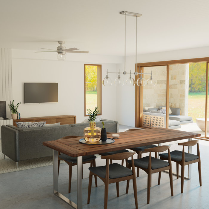 Hunter Fan 52" Xidane 5 -Blade LED Standard Ceiling Fan with Remote ...