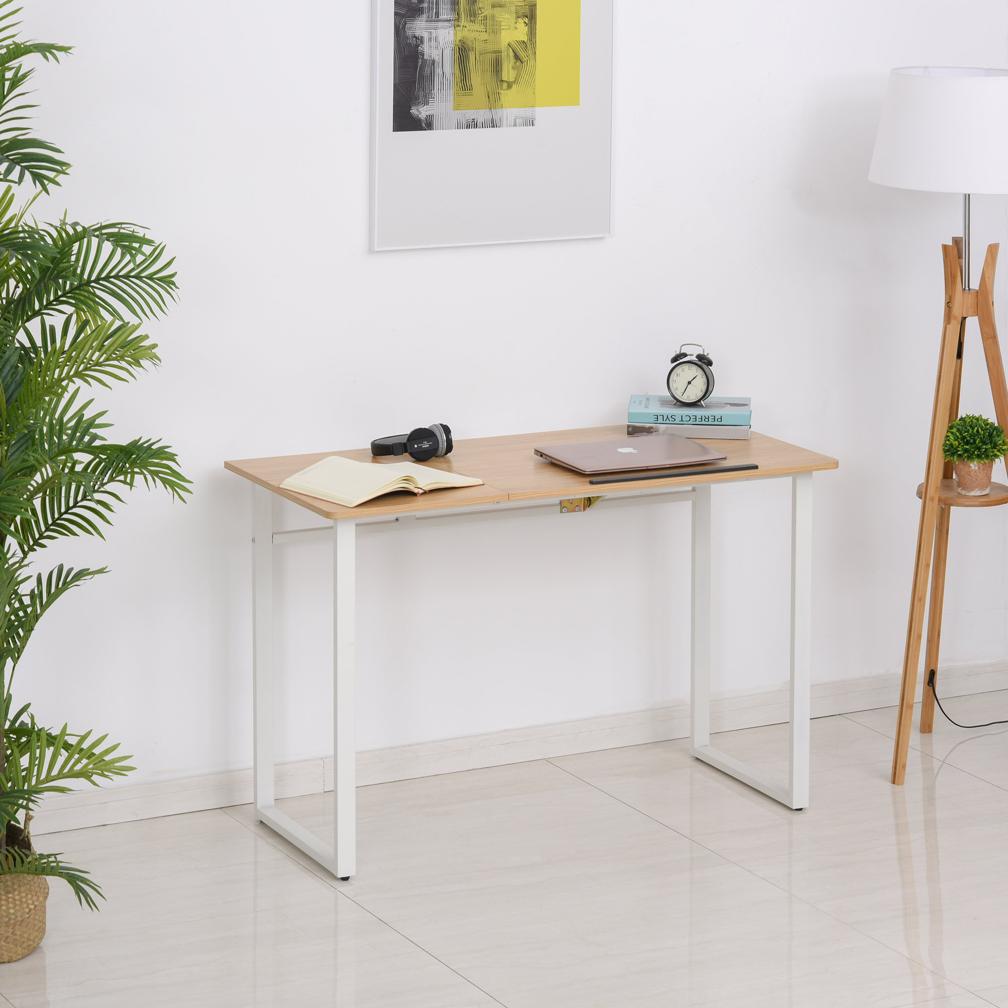 Ebern Designs Alenda Metal Base Computer Desk & Reviews | Wayfair