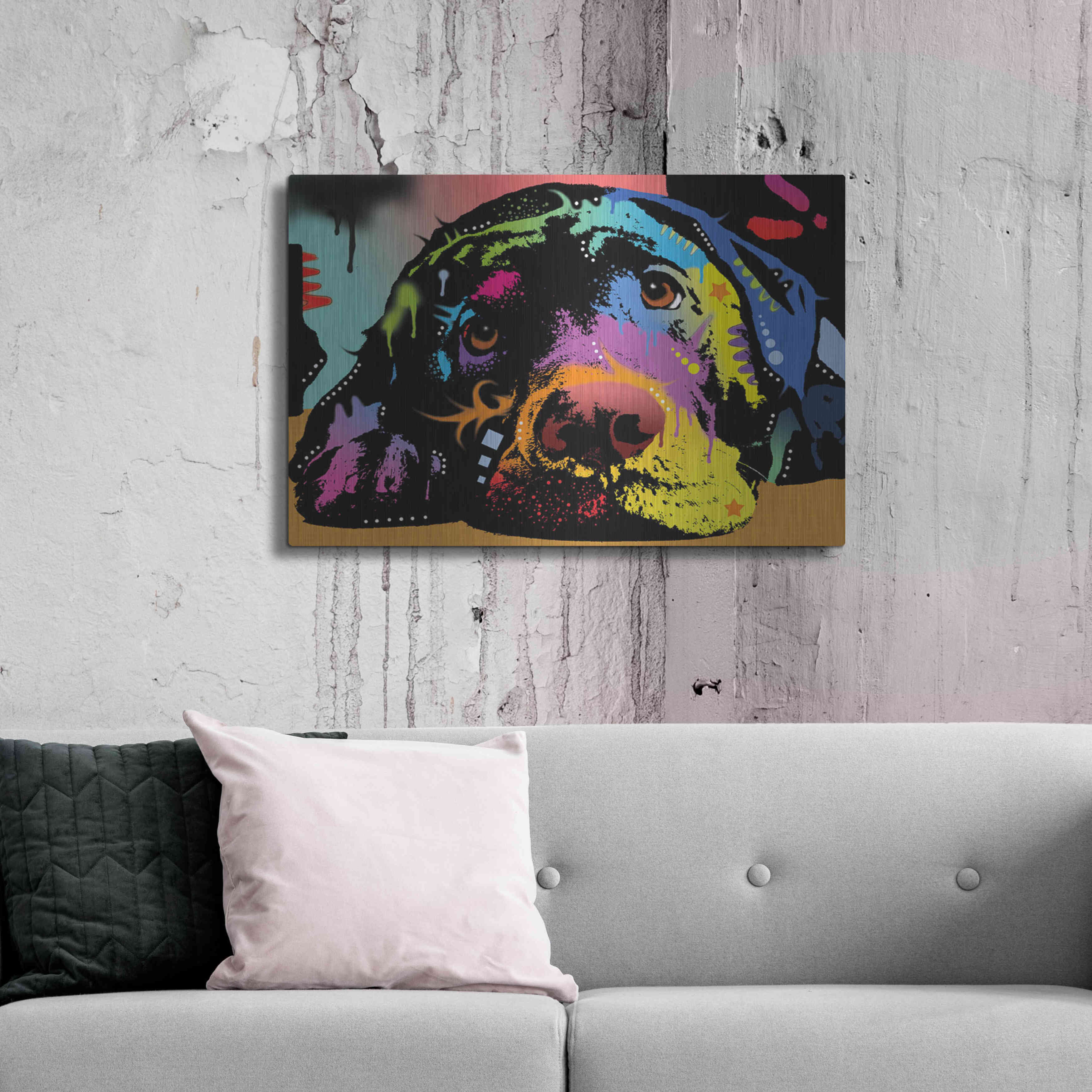 Red Barrel Studio® Lying Lab by Dean Russo - Unframed Painting on Metal ...