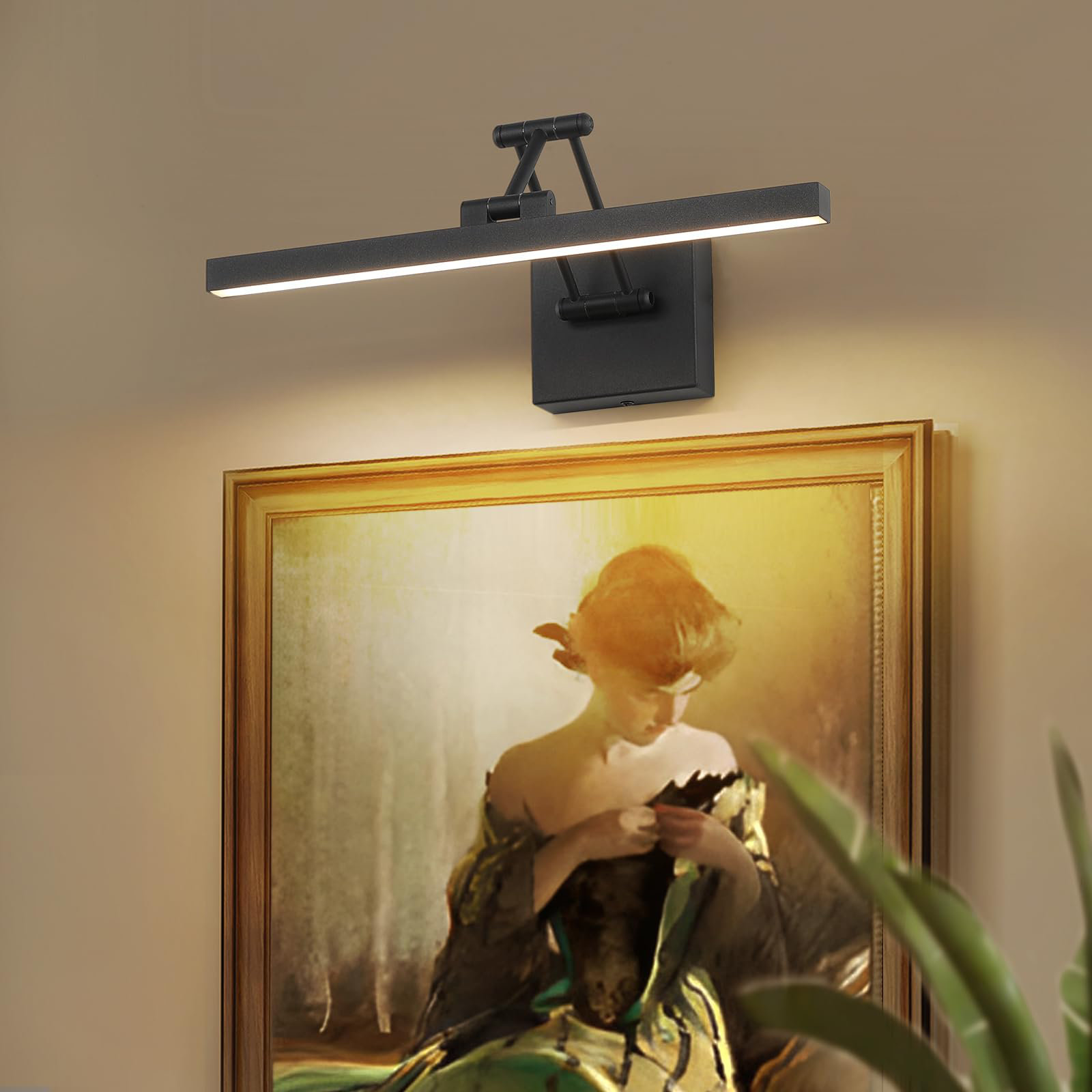 Mercer41 Hard-Wired Picture Light Dimmable LED Picture Lights For ...