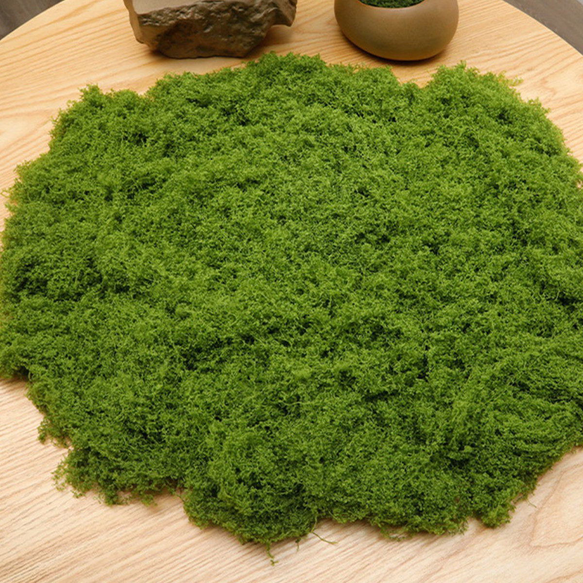 Primrue Fake Moss for Plants, 100g Artificial Moss Faux Moss for Crafts ...