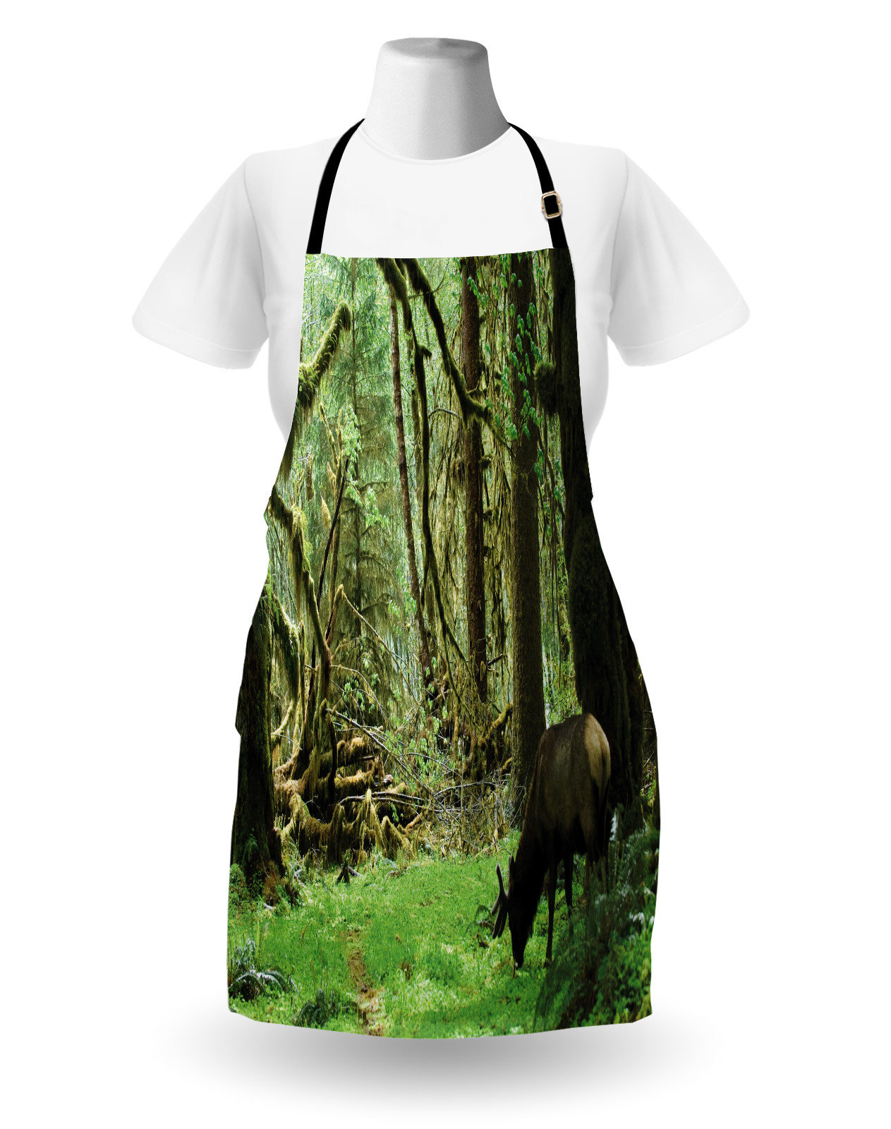 Foundry Select Forest Apron Unisex Roosevelt Elk in Park Adult Size ...
