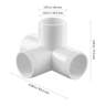 FOSHANZHENGONG 4-Way PVC Fittings 10-Pack PVC Pipe Joints Elbow ...