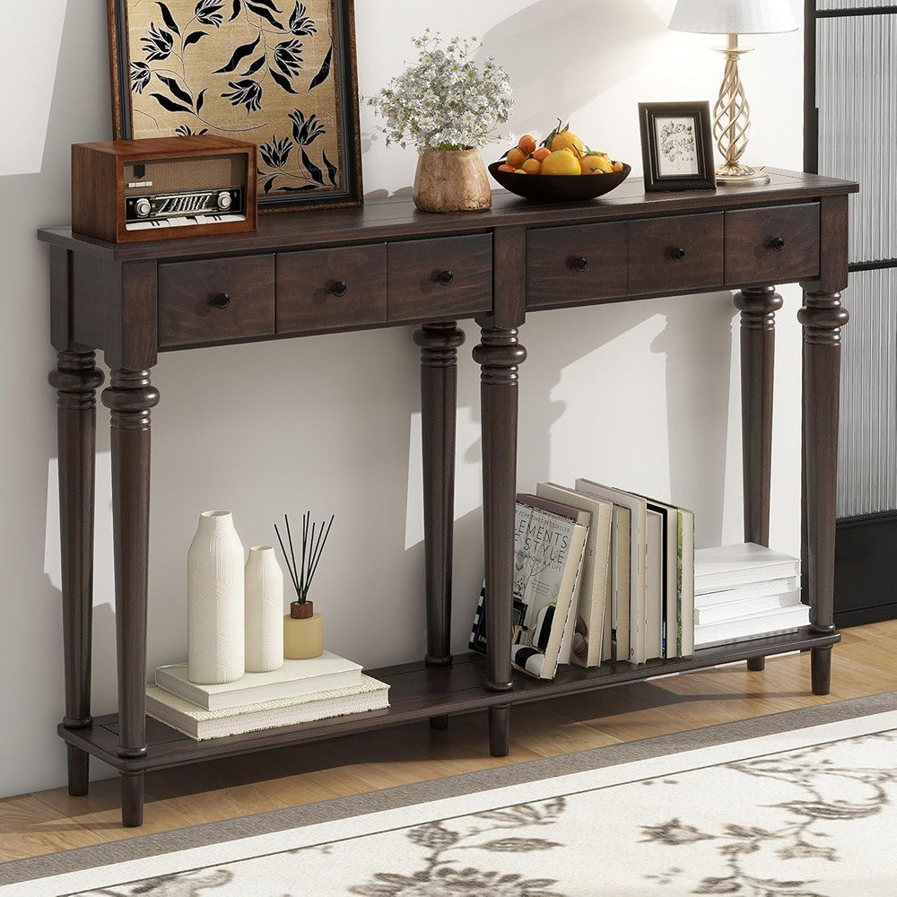 Canora Grey Wood Console Table 59.8-Inch Long Narrow E... - Wayfair Canada