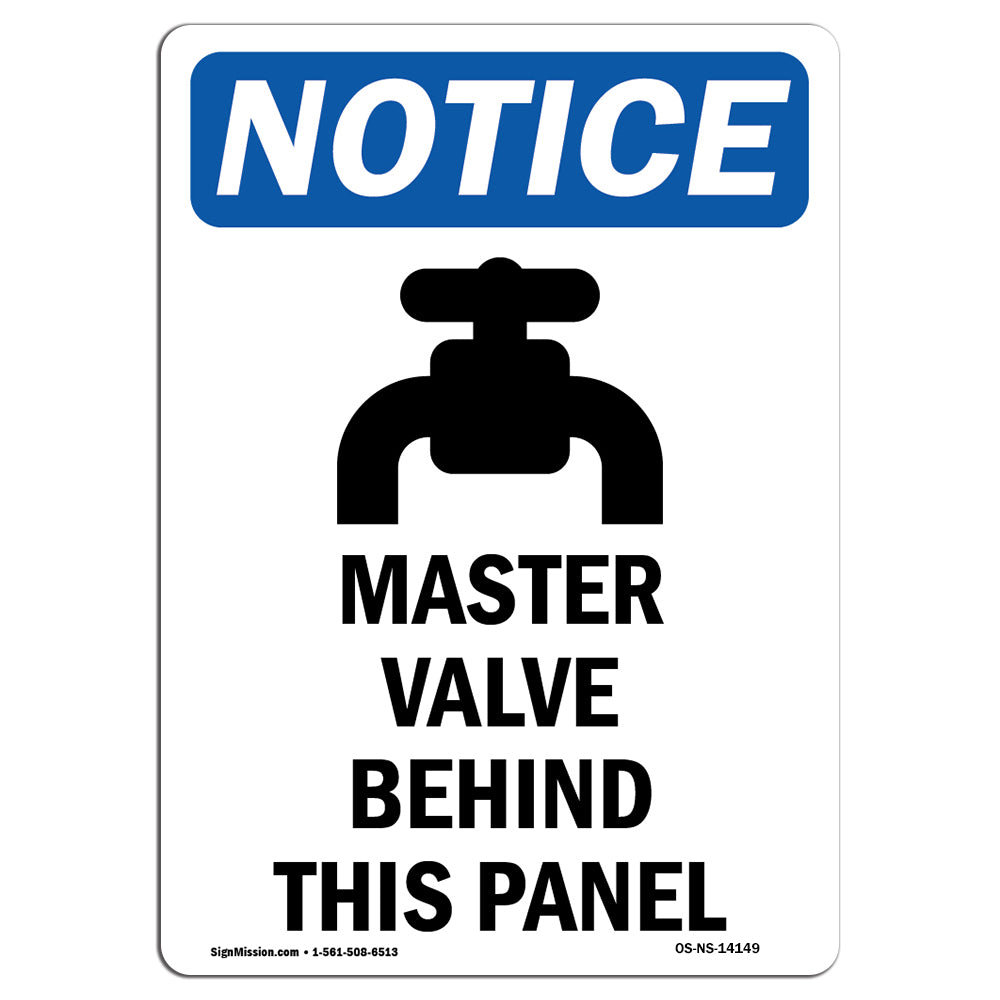 SignMission Master Valve Behind Sign | Wayfair