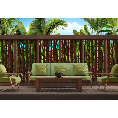 DESIGN-VU Bali Decorative Privacy Panel | Wayfair