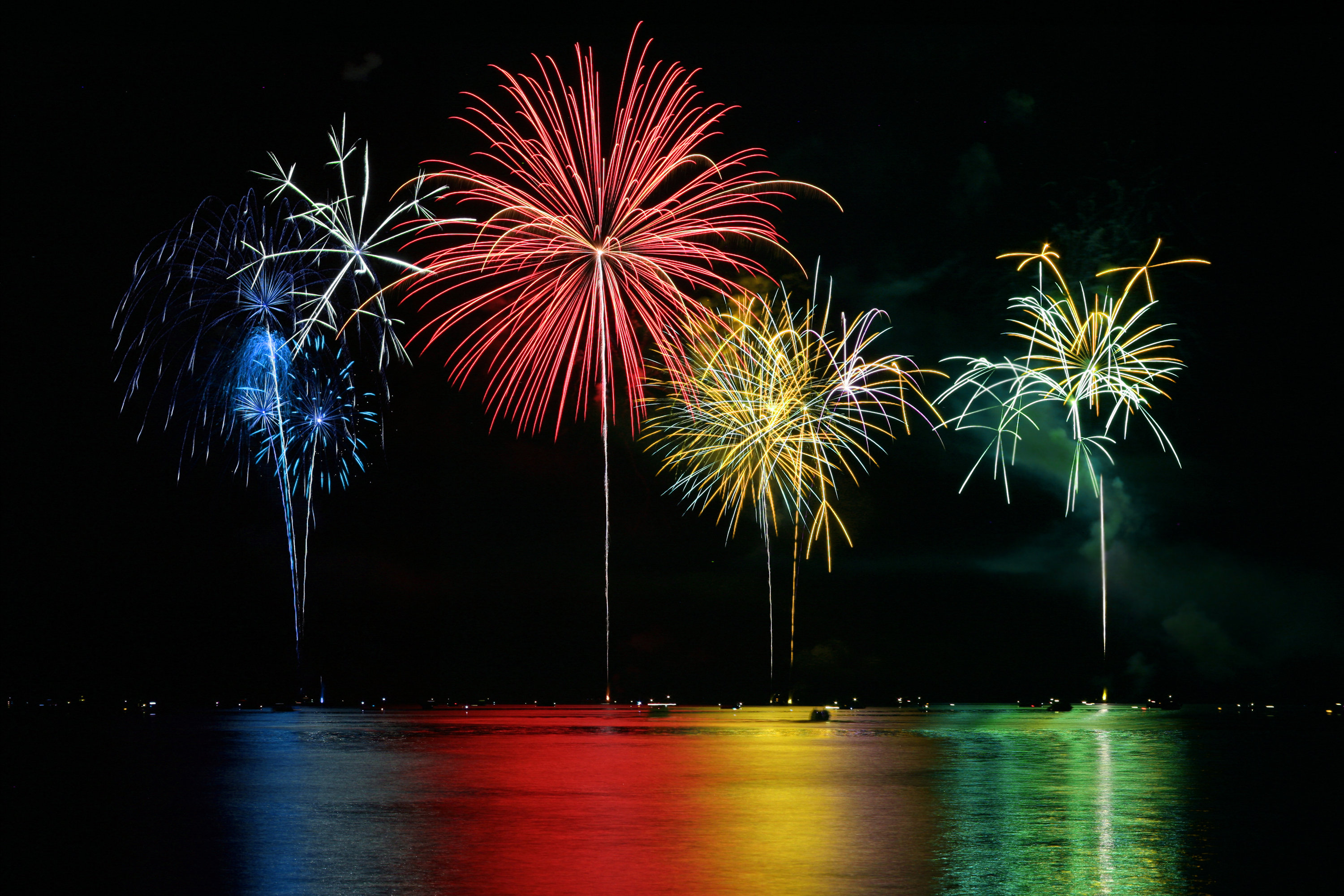 Ebern Designs Colourful Fireworks - Wayfair Canada