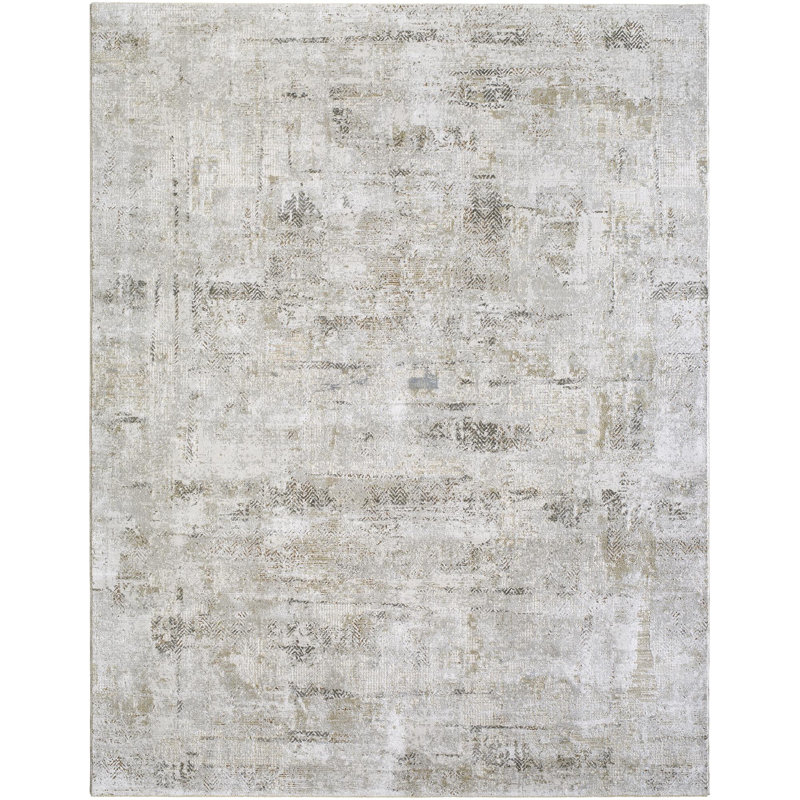 Trent Austin Design® Avia Light Gray/Cream Area Rug | Wayfair
