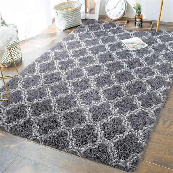 Mercer41 Skeen Soft Large Grey Rug | Wayfair.co.uk