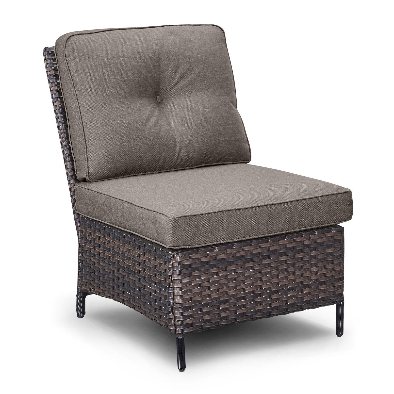 Ebern Designs Cawston Outdoor Armless Lounge Chair | Wayfair