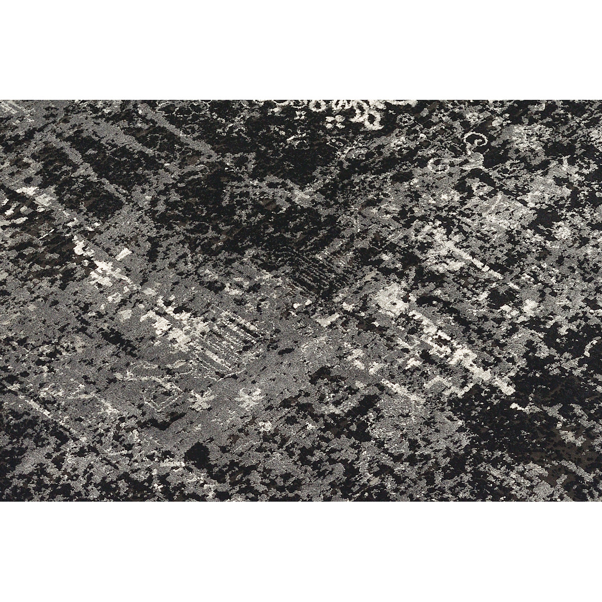 Lark Manor Django Magic Hand Knotted Black/Grey Rug | Wayfair.co.uk