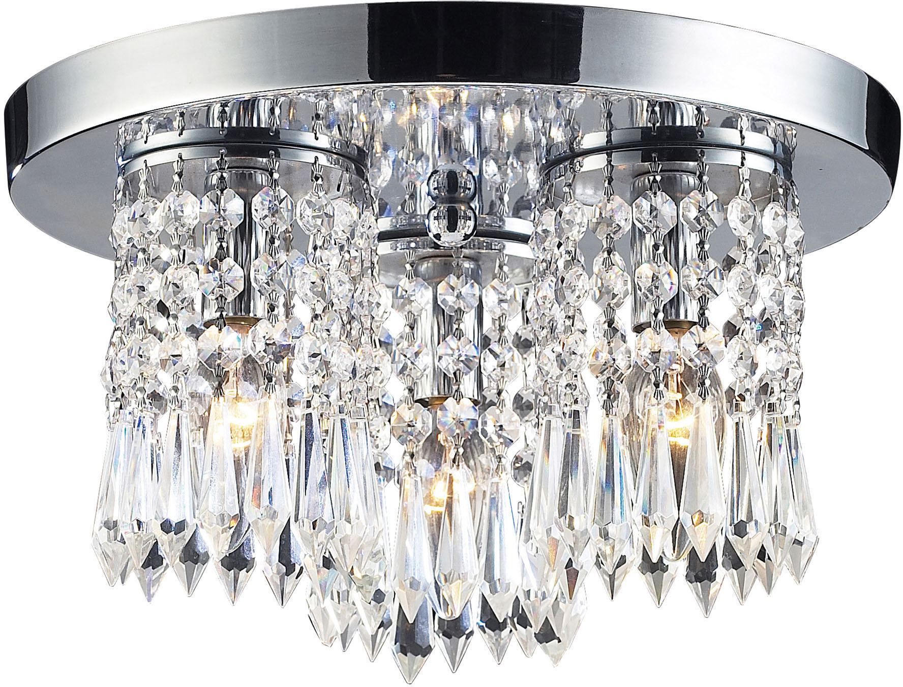 Rosdorf Park Brawith 3 - Light 12" Unique/Statement Tiered Flush Mount ...