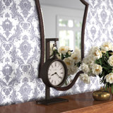 White Mantel & Tabletop Clocks You'll Love | Wayfair