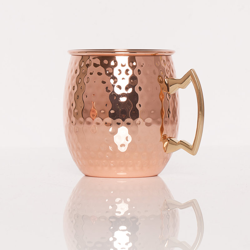 Wrought Studio™ Harrelson 20 oz. Copper Moscow Mule Mug | Wayfair