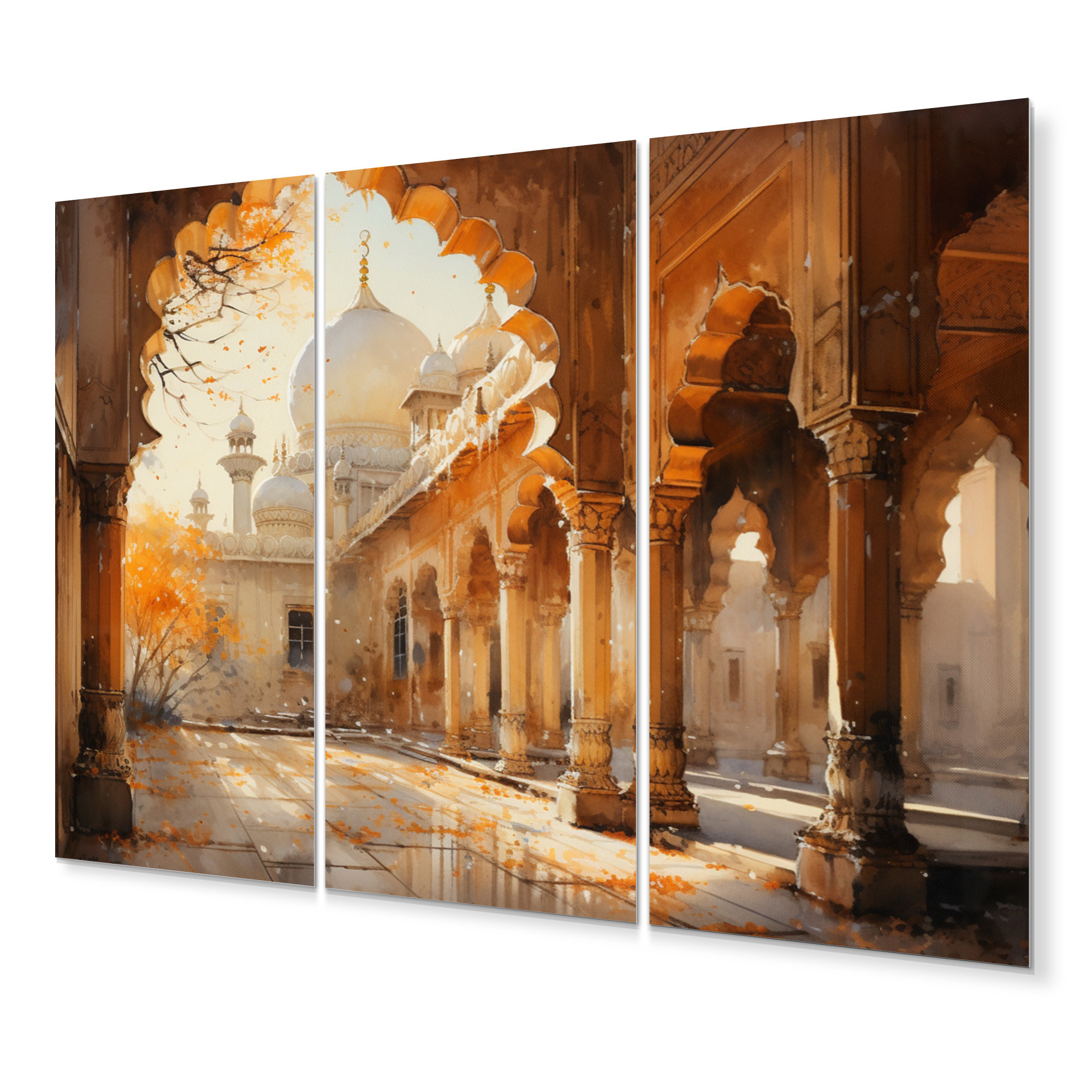 Red Barrel Studio Islam Art The Path II - Islamic Metal Wall Decor Set ...