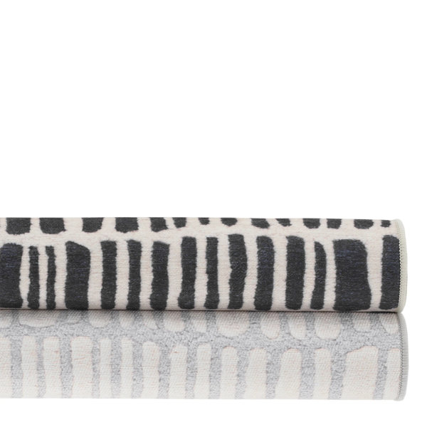 Dash and Albert Rugs Roark Charcoal Machine Washable Rug & Reviews ...