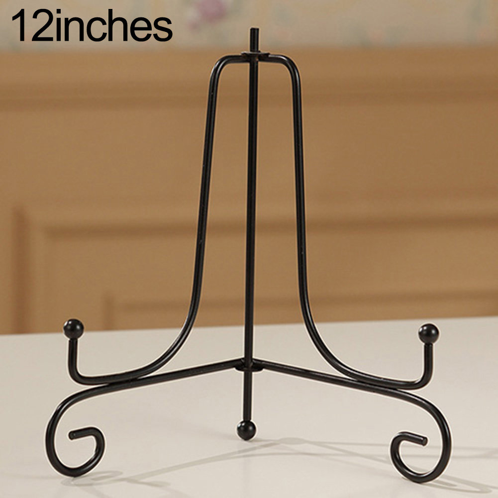 Winston Porter (1/5 PCS) Iron Display Stand, 4" - 12" Iron Easel ...