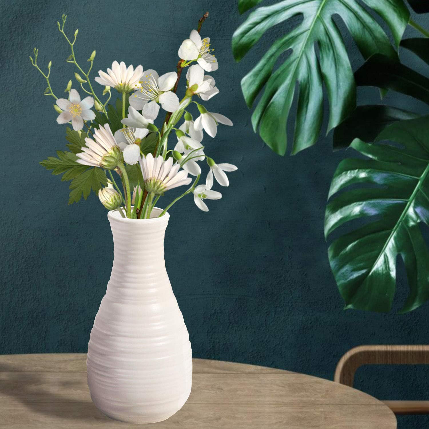Latitude Run® Unbreakable Vase Ceramic Look Plastic Vase - Wayfair Canada