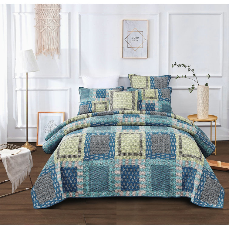 Tache Home Fashion Farmhouse / Country Cotton Blend Patchwork Bedding ...