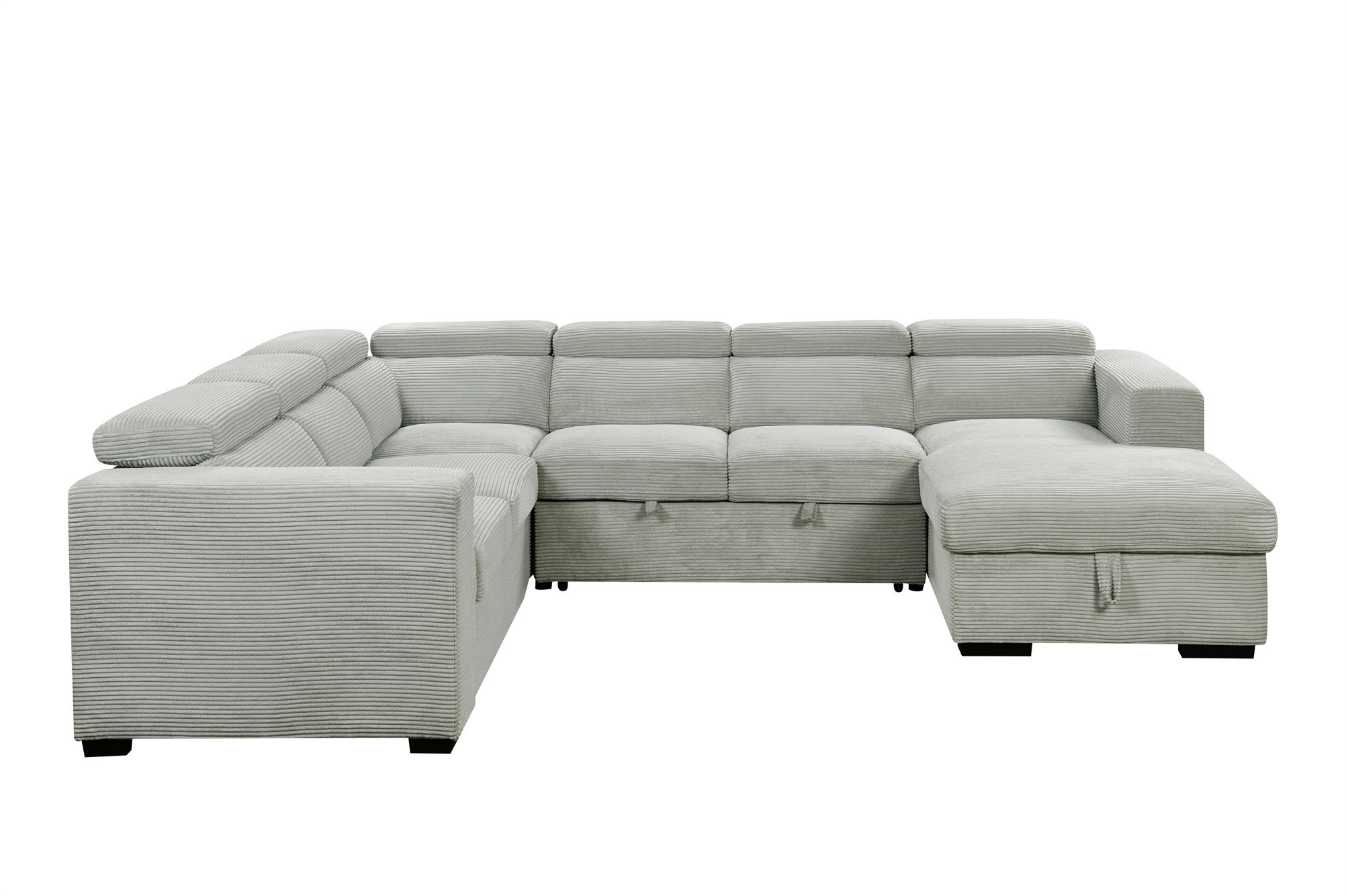 Latitude Run® 123" Oversized Modern U-Shaped 7-Seat Sectional Sofa ...